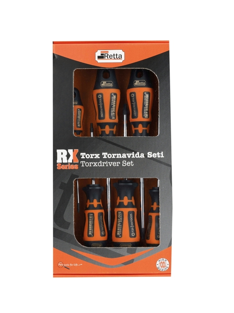 Torx Screwdriver Set 6 pieces